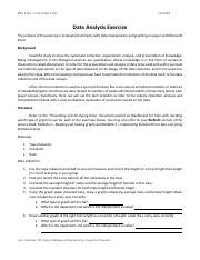 Week 1 Data Analysis Exercise 1 Pdf BIOL 1161 Intro To Bio 1 Lab Fall 2019 Data Analysis