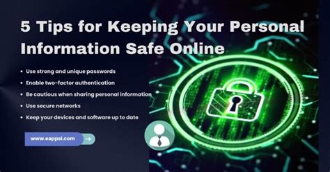5 Tips For Keeping Your Personal Information Safe Online Eappsi