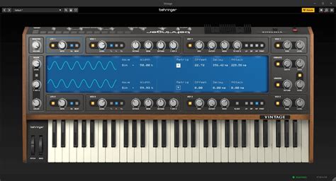 behringer releases vintage free virtual analog synthesizer plugin