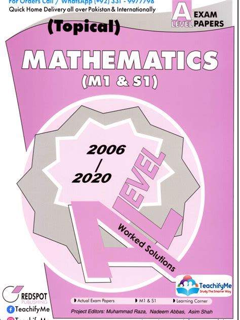 Buy O Level Mathematics Books And Past Papers Online Teachifyme