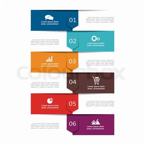 Infographic Template Vector Illustration Can Be Used For W Colourbox