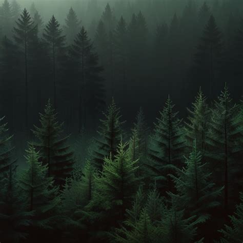 Forest Gradient Background Premium Ai Generated Image