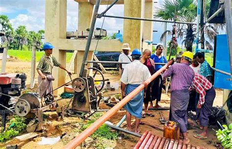 ညောင်ဦးမြို့နယ် ပွဲတိုင်းကျေးရွာတွင် စက်ရေတွင်းချွတ်ယွင်းပျက်စီးမှုအား ပြန်လည်ပြုပြင်ပေး