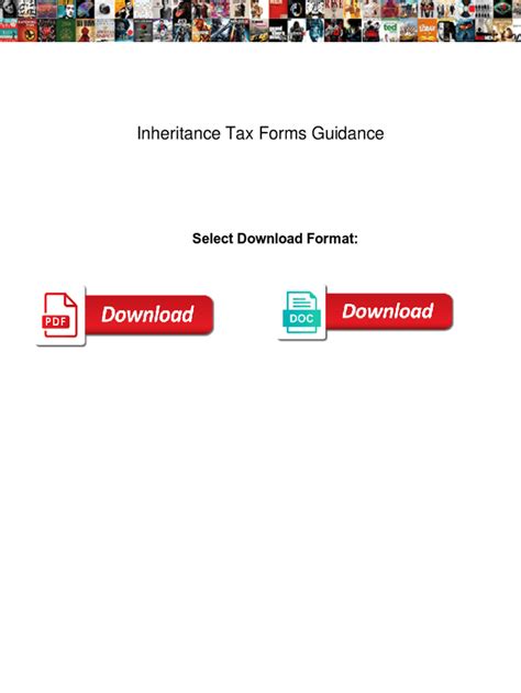 Fillable Online Inheritance Tax Forms Guidance Inheritance Tax Forms Guidance Voids Fax Email