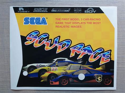 Scud Race Side Art Arcade Art Repro