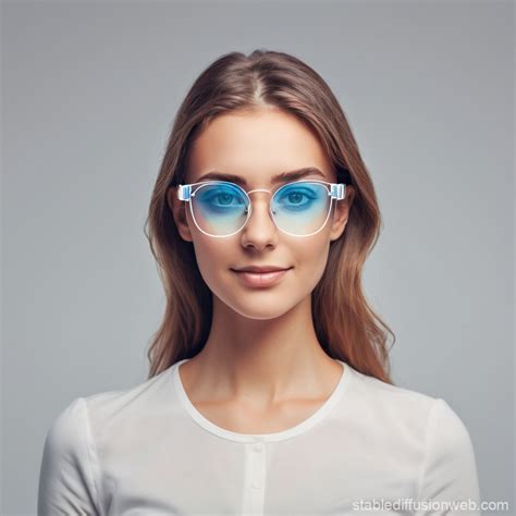 Glassary Ar Glasses Logo Design Stable Diffusion Online