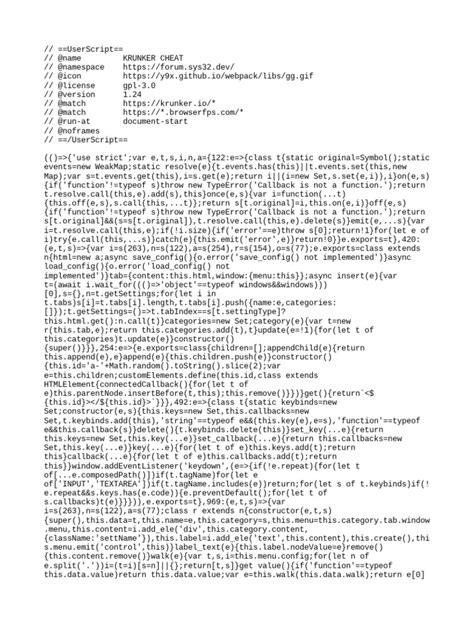 Krunker Cheats | PDF | Web Development | Software Engineering