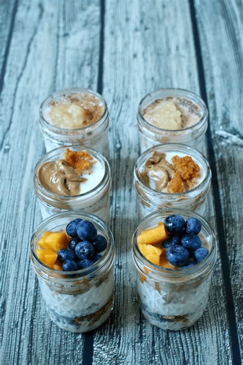 Overnight Oatmeal Jars 3 Ways Recipe Oatmeal In A Jar Overnight Oatmeal Mason Jar Meals