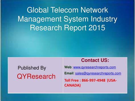 Ppt Global Telecom Network Management System Market 2015 Industry Analysis Development