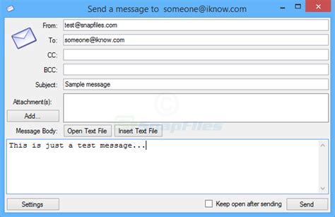 Smtp Mail Sender Screenshot And Download At