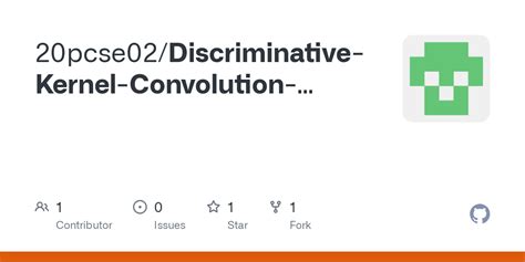 github 20pcse02 discriminative kernel convolution network for multi