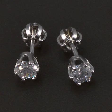 Wei Gold Ohrstecker Goldpointshop De