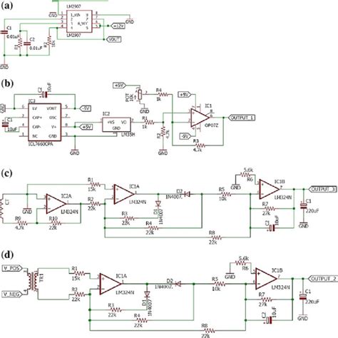 Signal Conditioning Circuit For A Speed B Temperature C Stator
