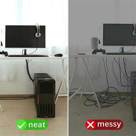 Badu Bg Органайзер за кабели Съхранение Калъф за управление на кабели Органайзер за кабели с цип