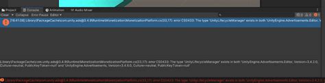 C Unity Error Type X Exist In Both A And B Game Development Stack Exchange