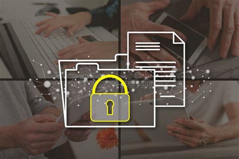 Concept Of Data Security Stock Photo Image Of Network 214602816