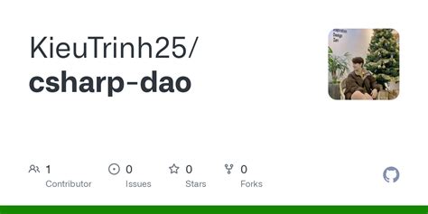 Github Kieutrinh25csharp Dao