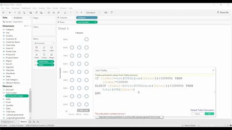 Tableau Tutorial Bar Charts Using Icons YouTube