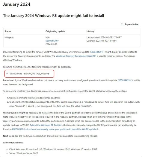 🚨2024 01 Security Update Windows Server Fails With 0x80070643 Andres