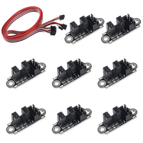 Qccan 8pcs Optical Endstop With 1m Cable Switch Sensor Photoelectric Light Control Limit Switch