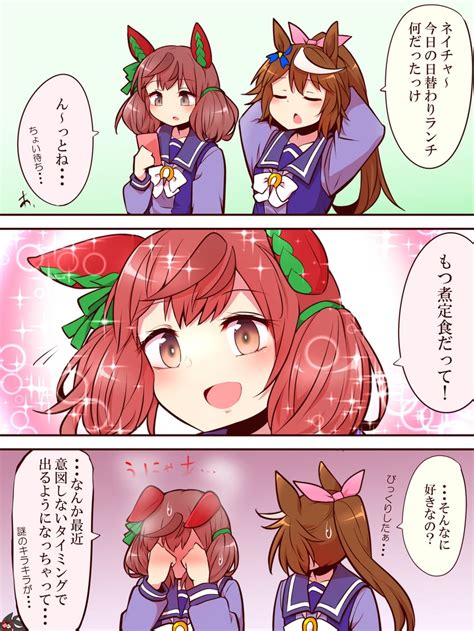 Tokai Teio Nice Nature And Kitasan Black Umamusume Drawn By Yonedatomo Mizu Danbooru