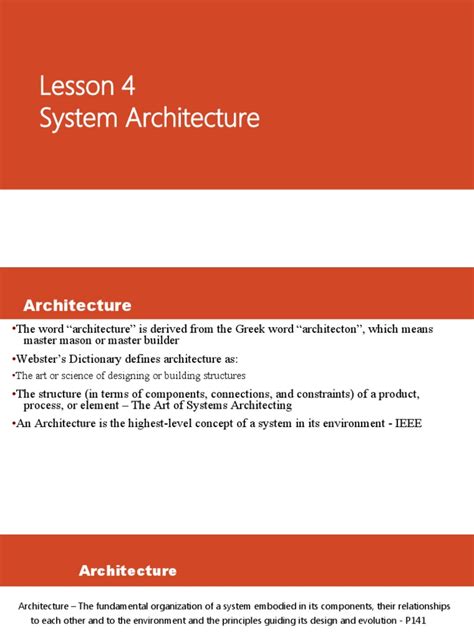 Lesson 4 Pdf System Systems Engineering