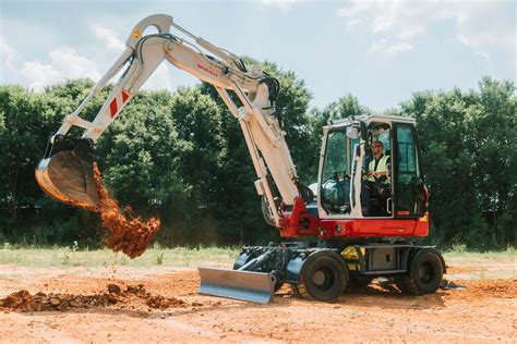 Takeuchi Introduces New Tb370w Wheeled Excavator Takeuchi Global