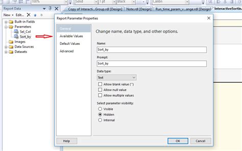 Ssrs Interactive Sorting On Matrix Column Group Madhan Raghu Bi Spot