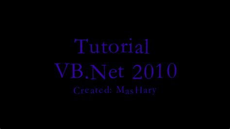 Tutorial Vb Net Part 3 If Then Else Statement Youtube