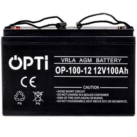 Акумулятор до ИБП UPS AGM 12V 100Ah 1200 Вт*год) AGM (кислотно-лужний ...