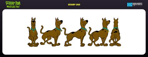 Scooby Doo Model Sheet Print Scooby Doo Hanna Barbera