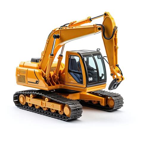 Premium Ai Image Illustration Toy Mining Excavator Dynamic Exhibition