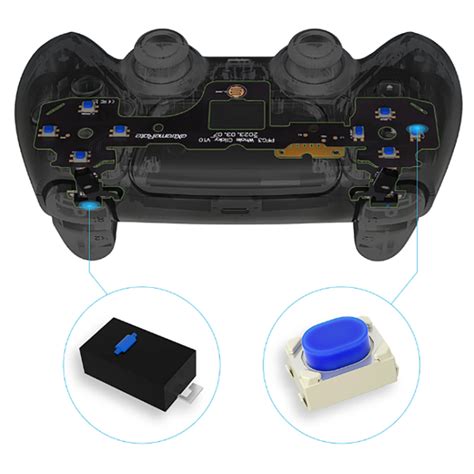 PS5 Dualsense Button Mod Tactile Clicky Full Set Light Click For BDM 030