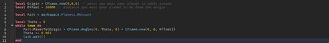 How Do I Fix This Orbiting Problem Scripting Support Developer