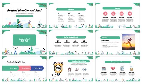 Physical Education and Sport Google Slides PowerPoint Template