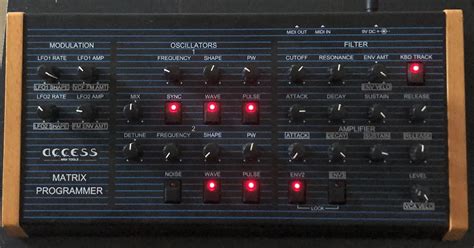 matrixsynth access matrix programmer for oberheim matrix 1000 6 6r