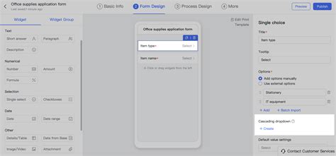 Admin Add A Cascading Dropdown