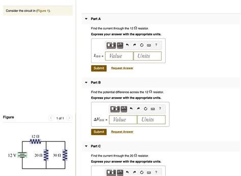 Solved Consider The Circuit In Figure 1 Part A Find The Current