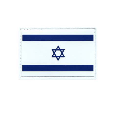 Israeli Flag Vinyl Patch With Velcro Iwi Us