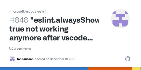 Eslintalwaysshowstatus True Not Working Anymore After Vscode