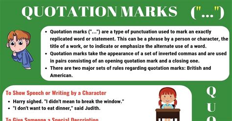Quotation Marks What Are They And When Do We Use Them 7 E S L
