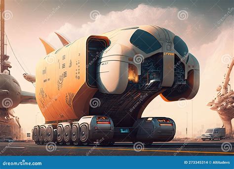 autonomous cargo transport system carrying goods and supplies to