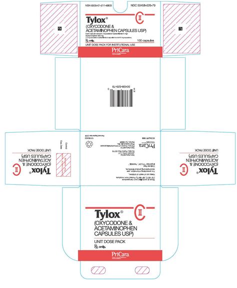 Tylox Package Insert Prescribing Information