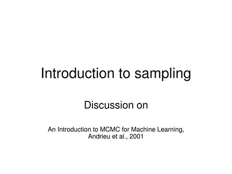 Ppt Introduction To Sampling Powerpoint Presentation Free Download