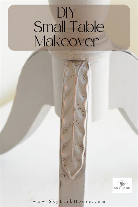 DIY Small Table Makeover Sky Lark House