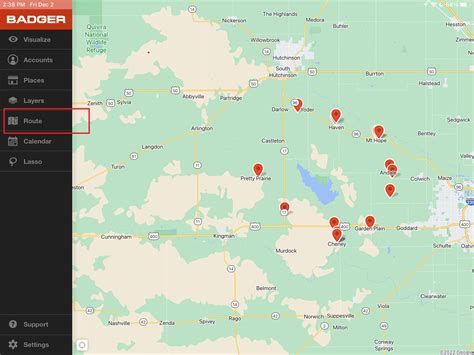 How To Navigate Accounts Using Gps Navigation From Badger Maps Ipad
