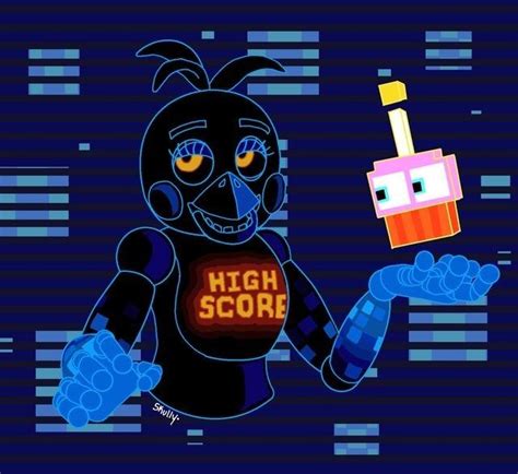 High Score Toy Chica Five Nights At Freddys Fnaf Drawings Fnaf