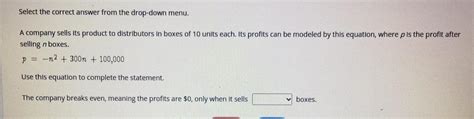 [answered] Select The Correct Answer From The Drop Down Menu A Company