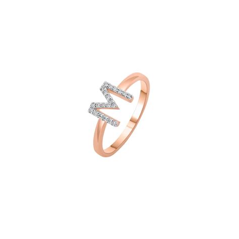 Precious Diamond Initial Ring Online The Jewel Bar