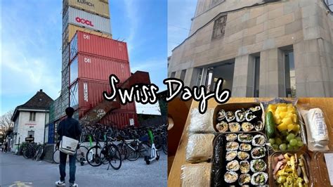 스위스 Vlog Ep6 취리히 가는길 기차 피크닉 🚞🥪 스위스 국립박물관 프라이탁 본점 프라이탁플래그쉽스토어 베른